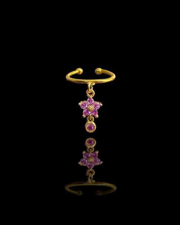 Gold Dangle Rings – Aenjewels